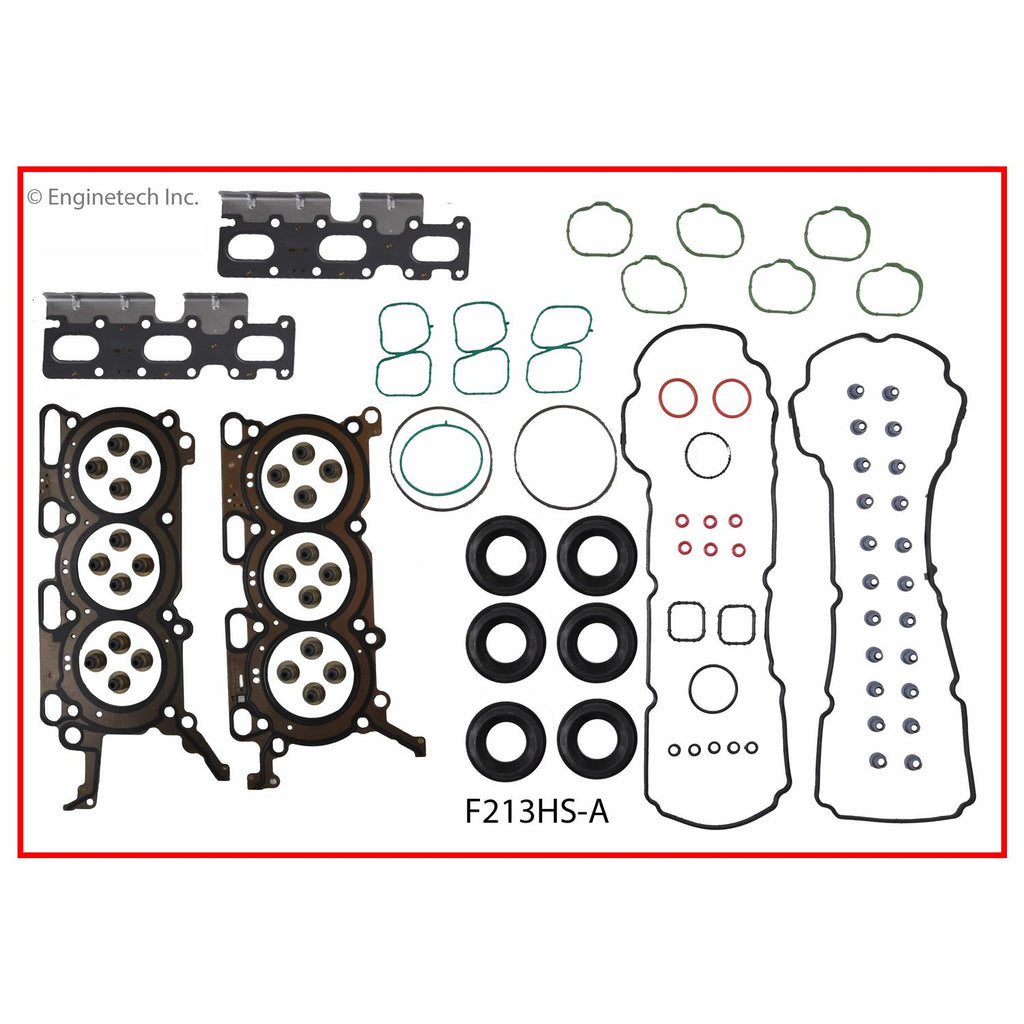 Enginetech F213HS-AWB Engine Cylinder Head Gasket Set for Ford Cars an ...