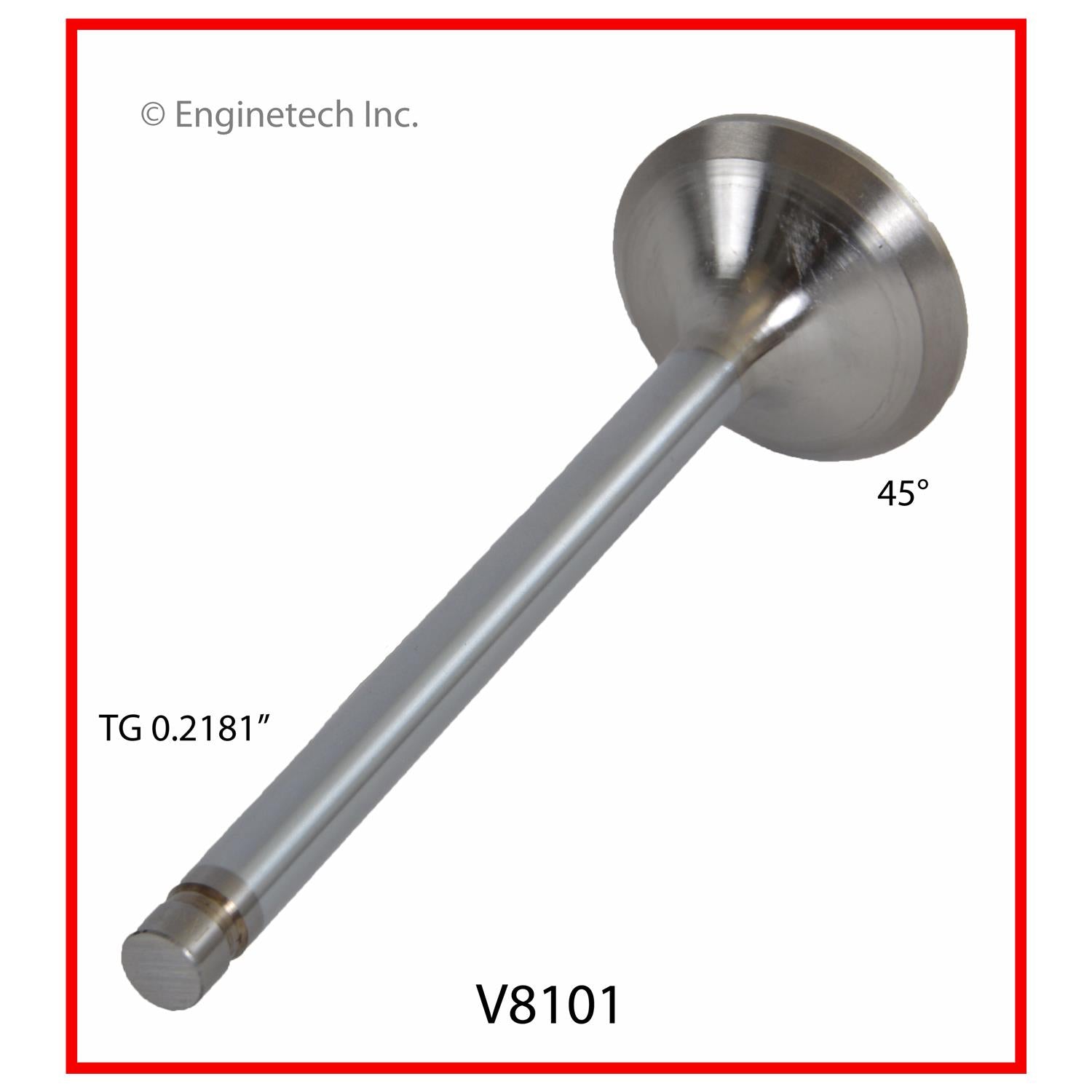 Enginetech V8101 Engine Exhaust Valve for Silverado and Sierra 2500 HD ...