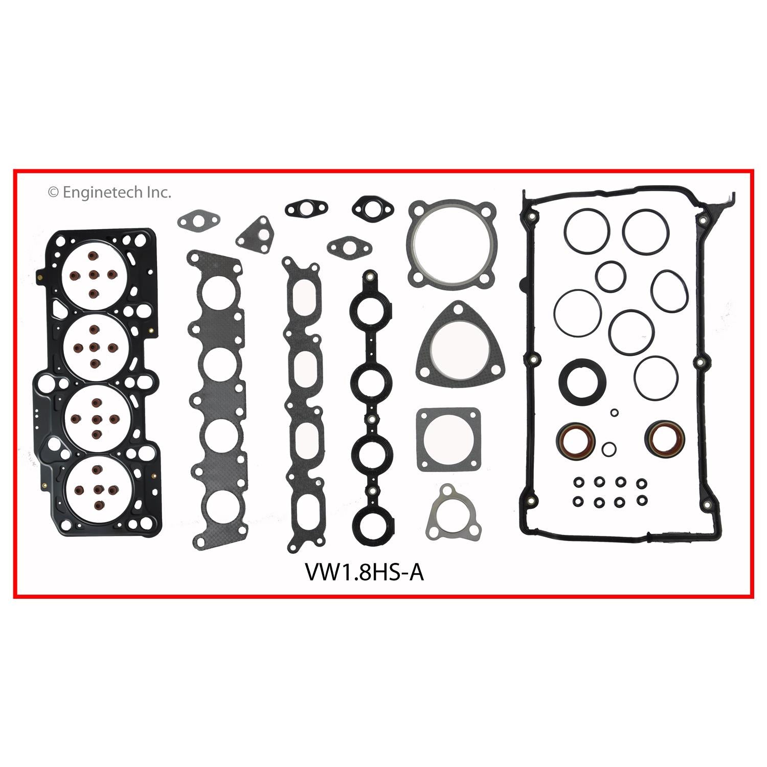 Enginetech VW1.8HS-AWB Engine Cylinder Head Gasket Set for Volkswagen ...