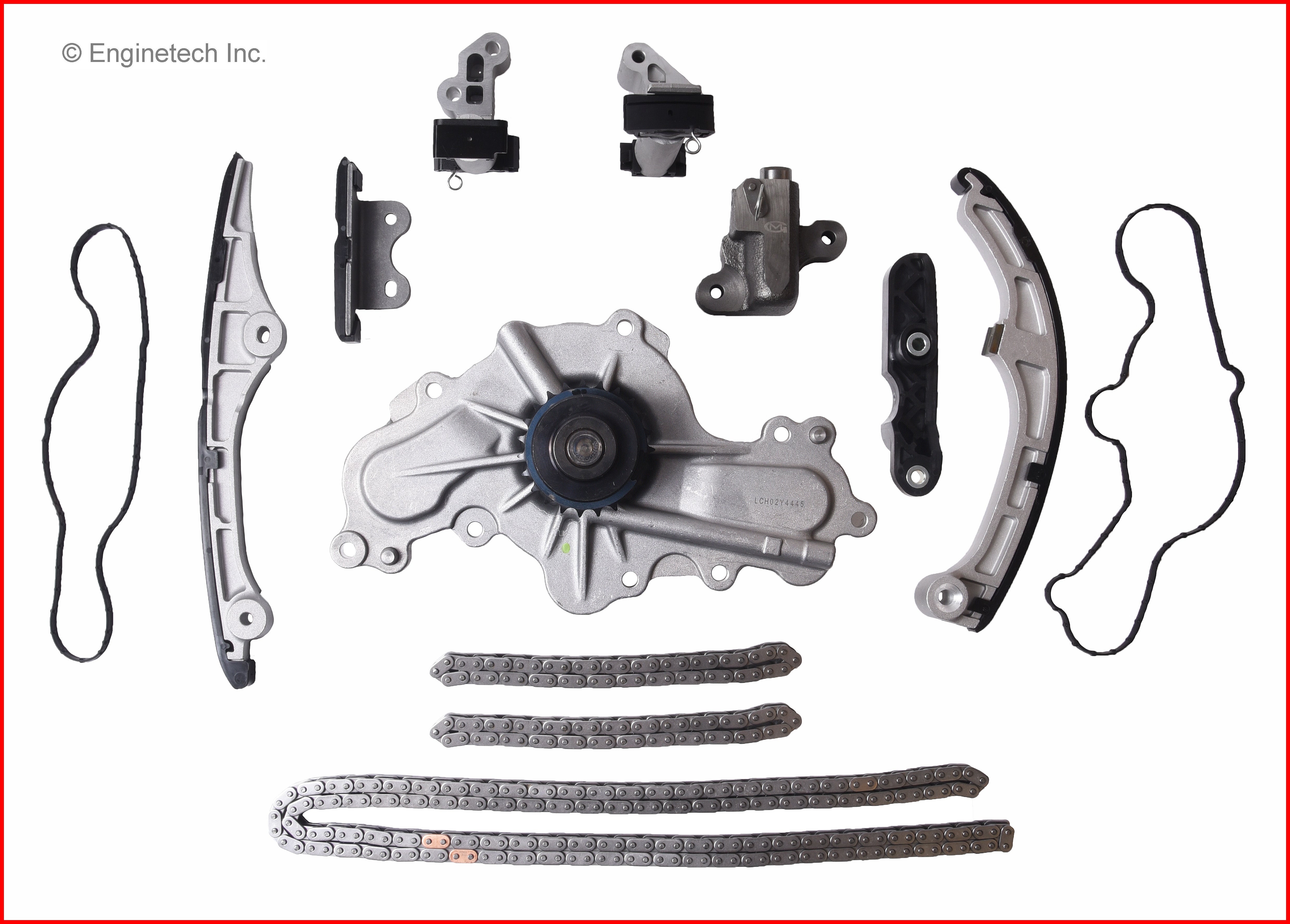 Enginetech WPK104 Engine Timing Chain Kit with Water Pump for Optimal ...
